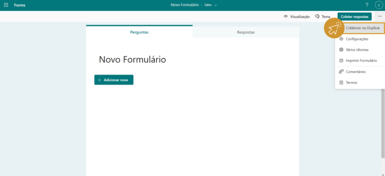 Colégio Santo Américo – Tutorial – Abertura de Formulário do Microsoft ...